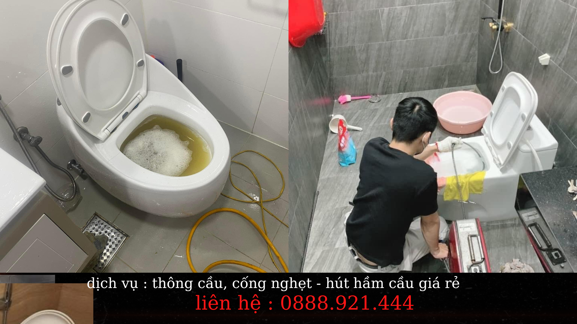 Thông tắc hút hầm cầu Quận 1 】 - Moitruongxanh247